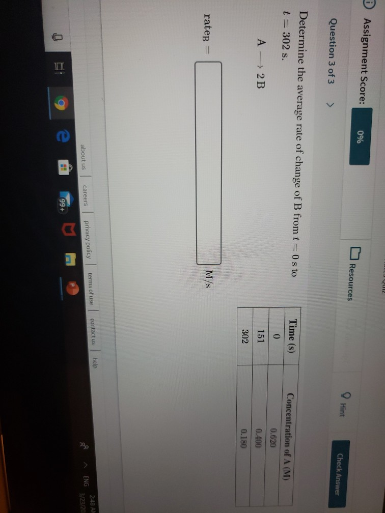 Solved Assignment Score: 0% Resources Hint Check Answer | Chegg.com