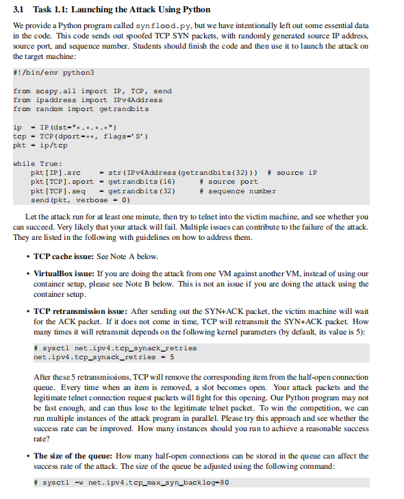Solved Figure 3: TCP Session Hijacking Attack victims to | Chegg.com
