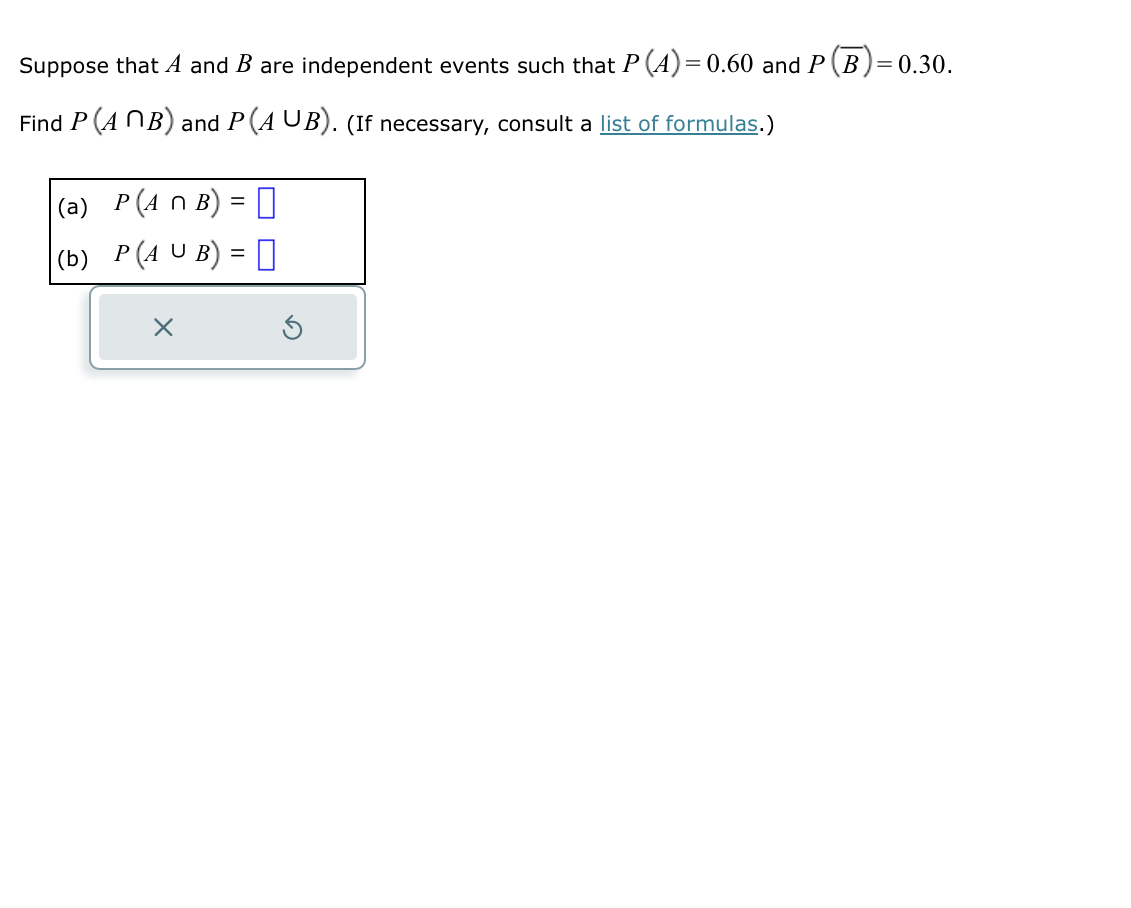 Solved Suppose that A and B ﻿are independent events such | Chegg.com