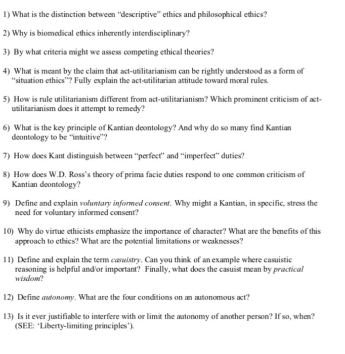 Solved 1) What is the distinction between “descriptive" | Chegg.com