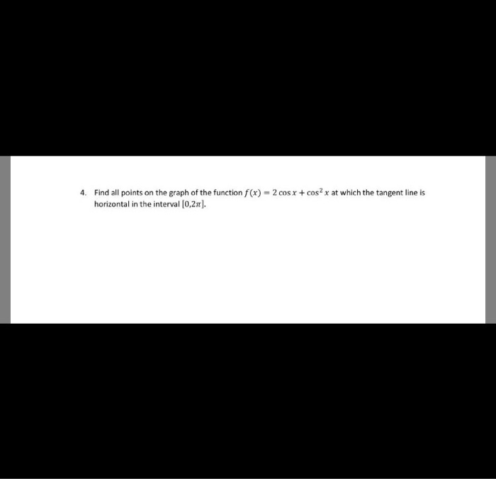 Solved Find all points on the graph of the function f(x) = 2 | Chegg.com