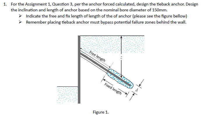 Solved 1. For the Assignment 1, Question 3, per the anchor | Chegg.com