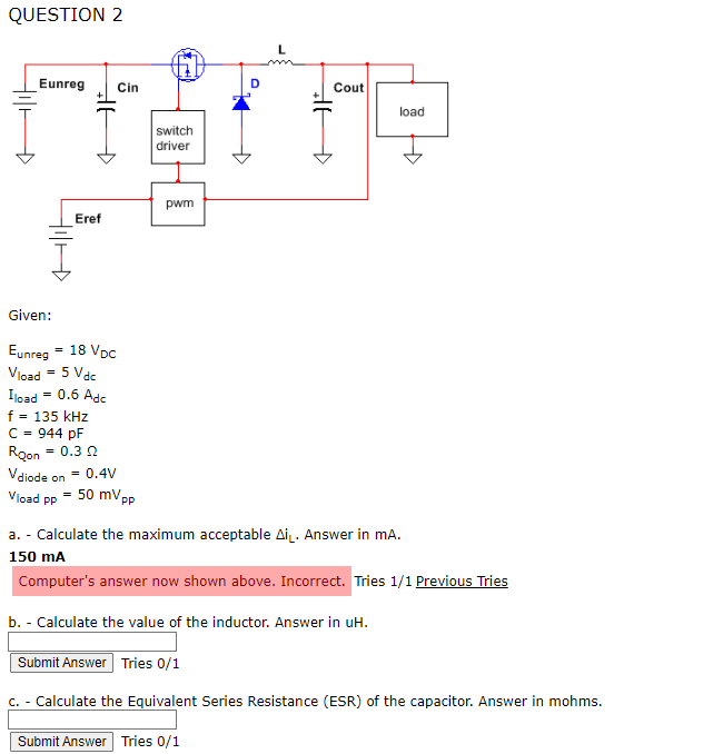Solved QUESTION 2 Given: a. - Calculate the maximum | Chegg.com