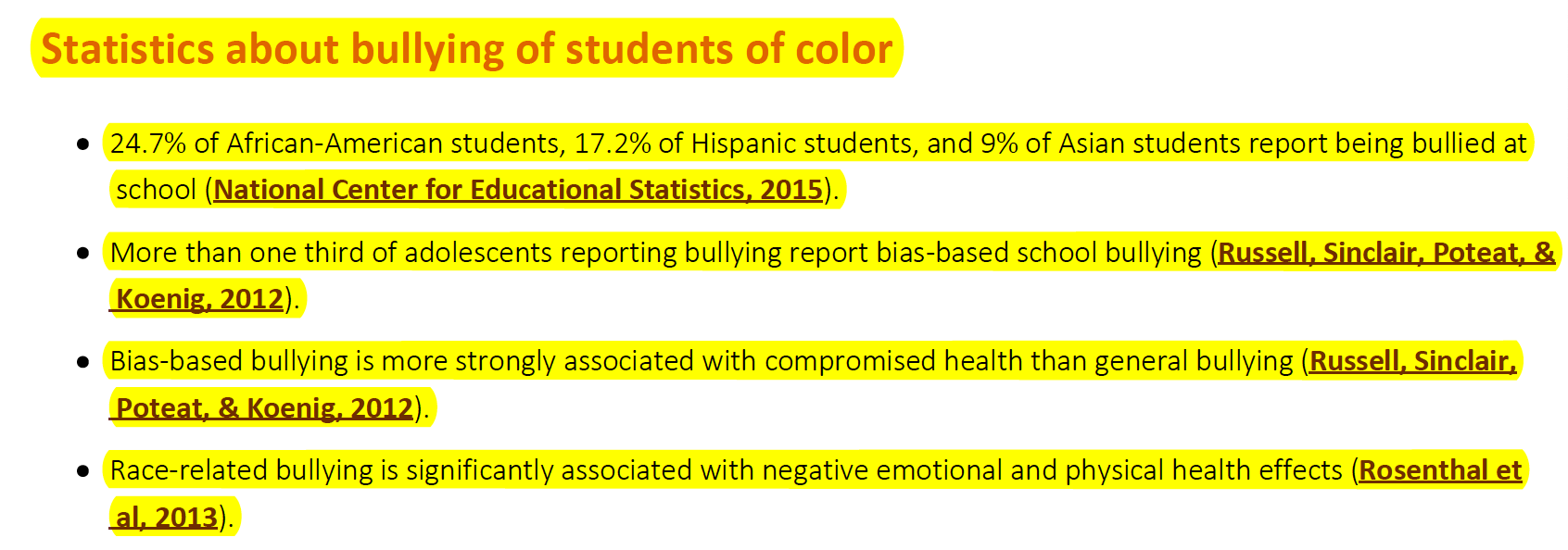 How does bullying affect health? Bullying can | Chegg.com