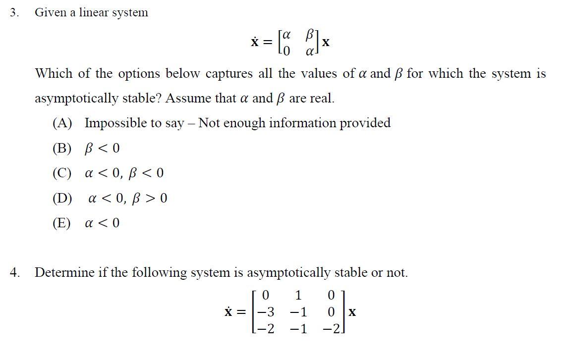 Solved Hi, can you also explain what makes a system | Chegg.com