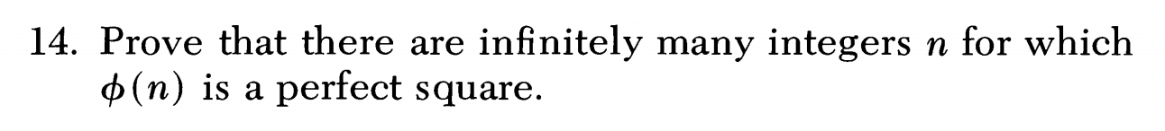 Solved 14. Prove that there are infinitely many integers n | Chegg.com
