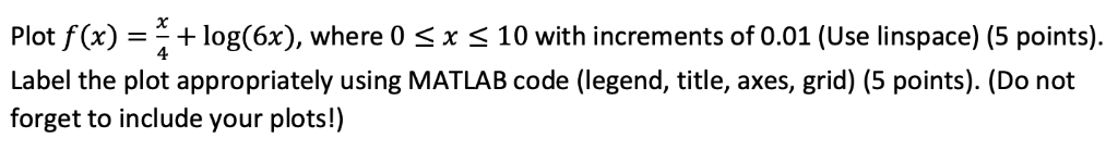 Solved Solve Using Matlab Use Diary To Generate A Command 5296