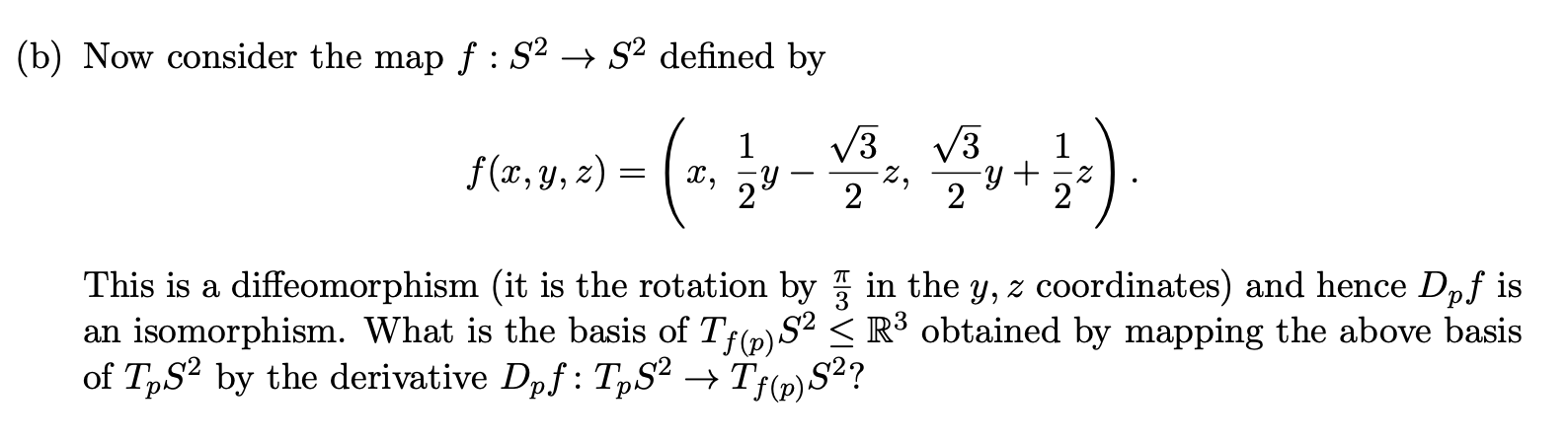 Solved If N is a submanifold of M, then the inclusion 1: N + | Chegg.com