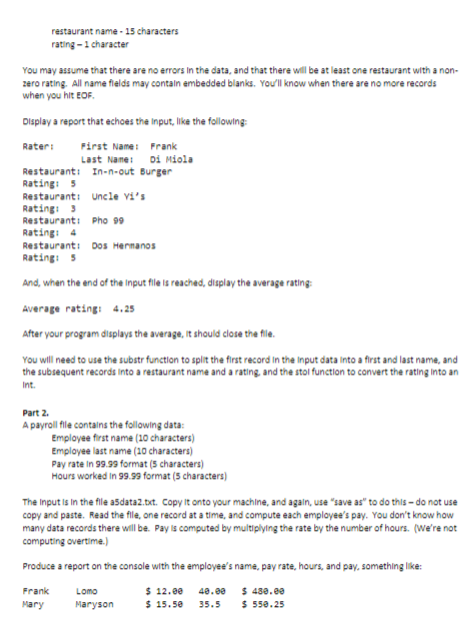 Solved COMSC 110 - Programming Assignment 5 - Spring 2022 | Chegg.com