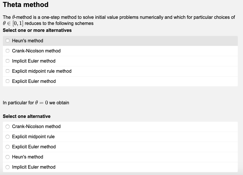 Solved Theta method The 6-method is a one-step method to | Chegg.com