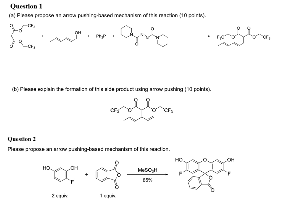 Solved Question 1(a) ﻿Please propose an arrow pushing-based | Chegg.com