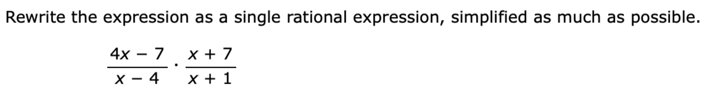 Solved Rewrite the expression as a single rational | Chegg.com