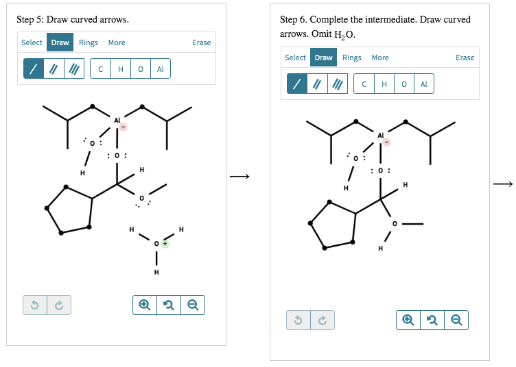 Solved Complete the mechanism for the DIBAL-H | Chegg.com