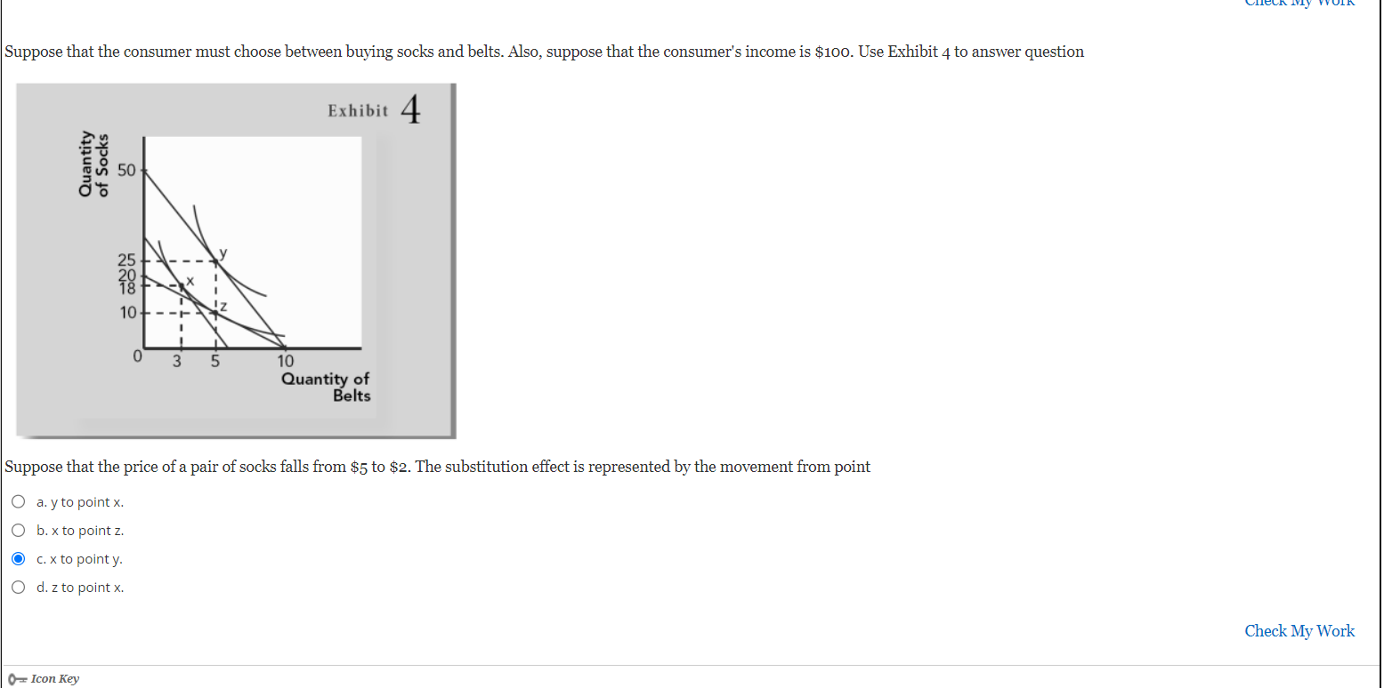 Solved Suppose that the consumer must choose between buying | Chegg.com