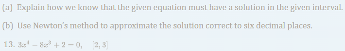 Solved (a) Explain how we know that the given equation must | Chegg.com