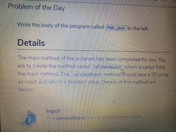 Solved You are going to write a method (to be called | Chegg.com