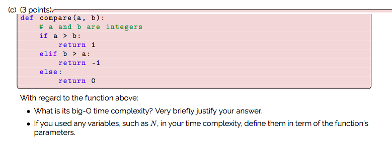 Solved If you used any variables, such as N, in your | Chegg.com