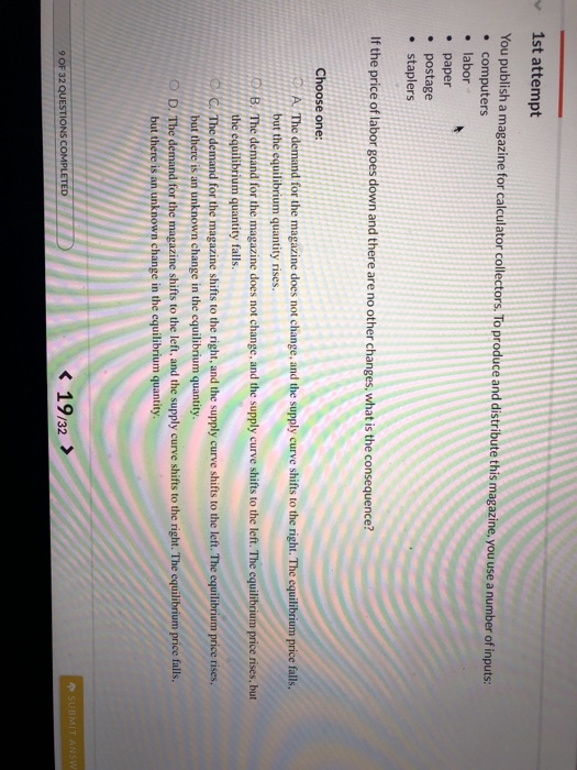Solved 1st attempt You publish a magazine for calculator | Chegg.com