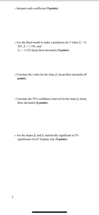 Solved D. The sum of squared residuals Problem 3: Multiple | Chegg.com