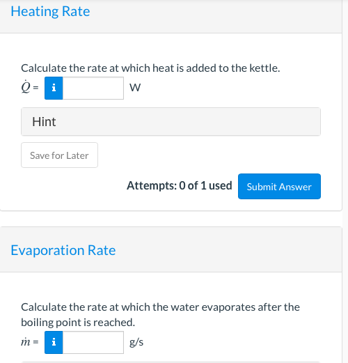 Solved A kettle containing 2.80 liters of water at a | Chegg.com