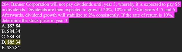 Solved Correct answer is highlighted please show all the | Chegg.com
