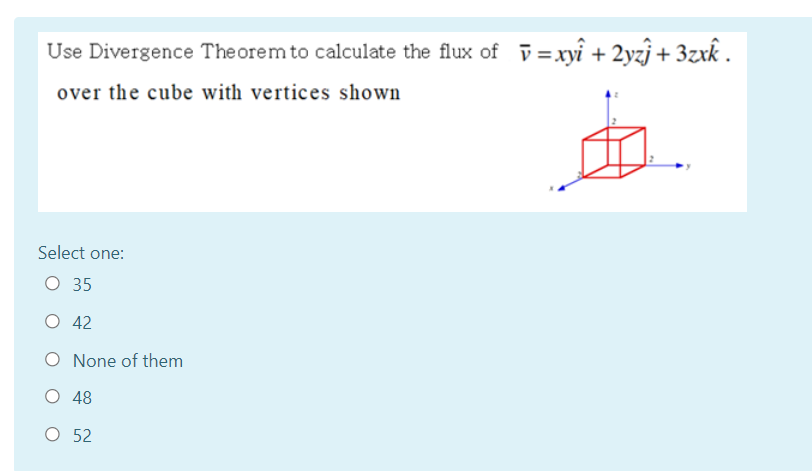 Solved Use Divergence Theorem to calculate the flux of j = | Chegg.com