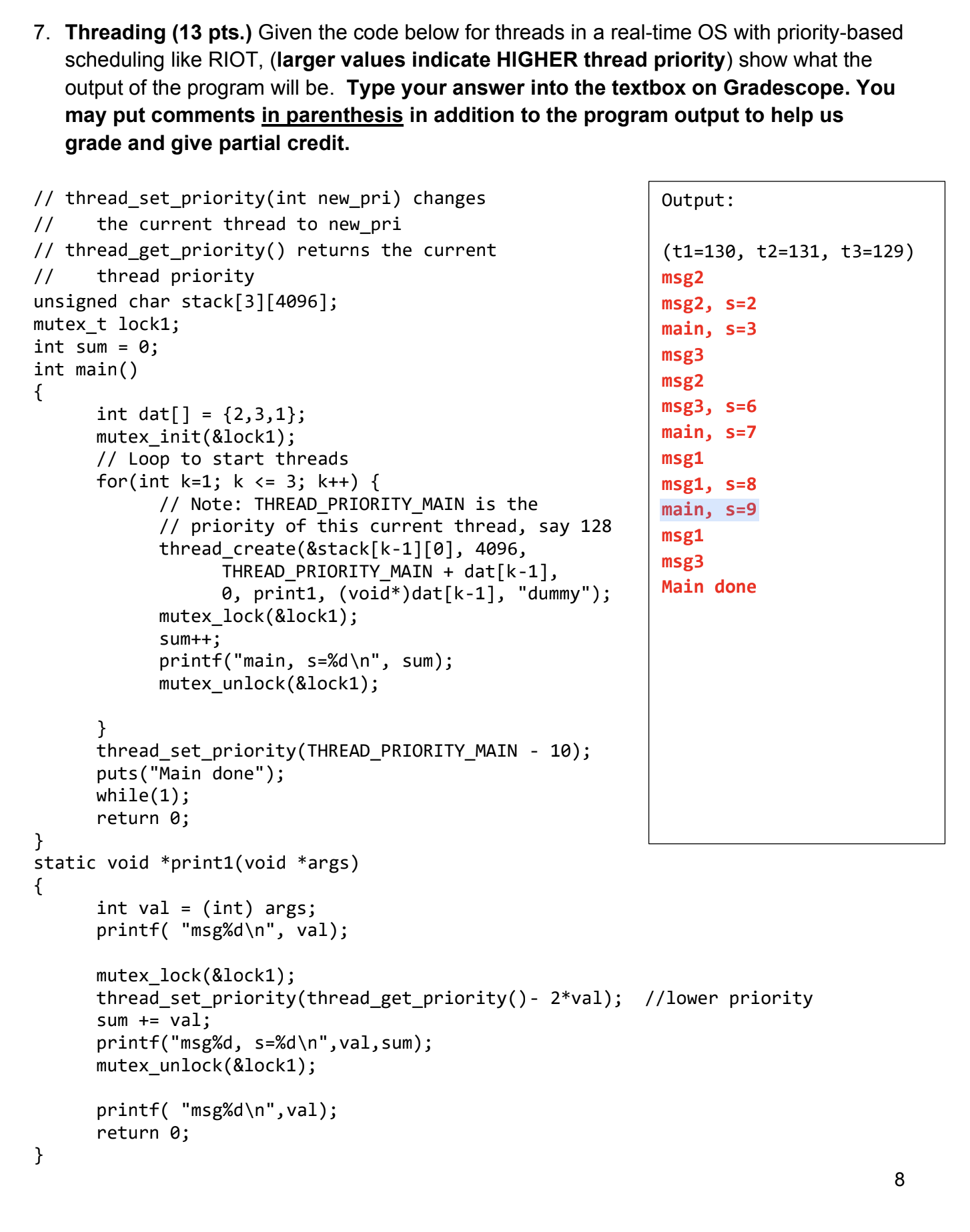 Solved need explanation what i dont understand is after main | Chegg.com