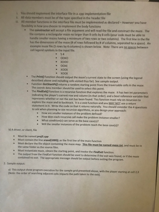 Solved Project description: Write a C++ program that, given | Chegg.com