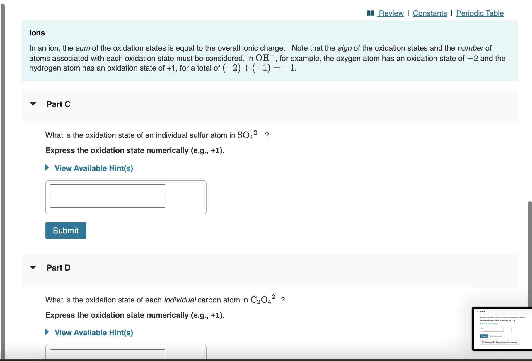 Solved In a neutral compound, the sum of the oxidation | Chegg.com