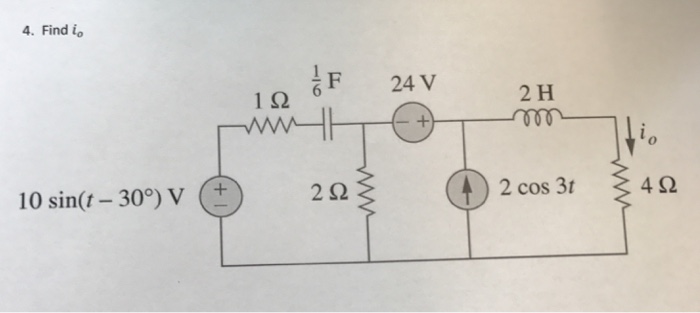 Solved Find i_o | Chegg.com