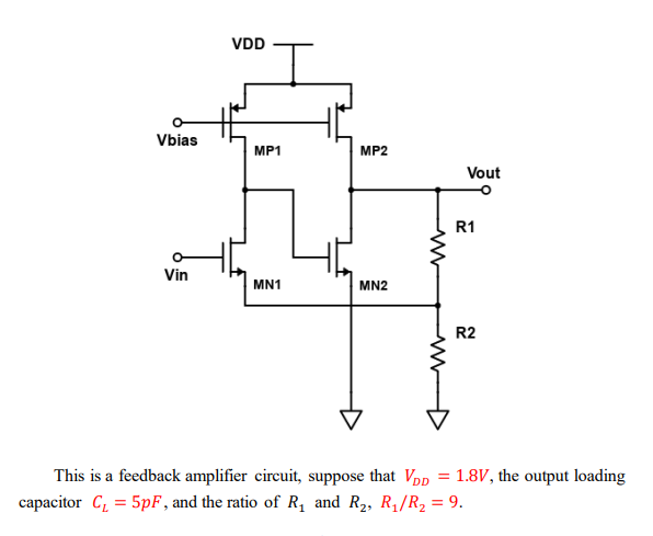 Solved Find the formula for gain, unity gain bandwidth, | Chegg.com