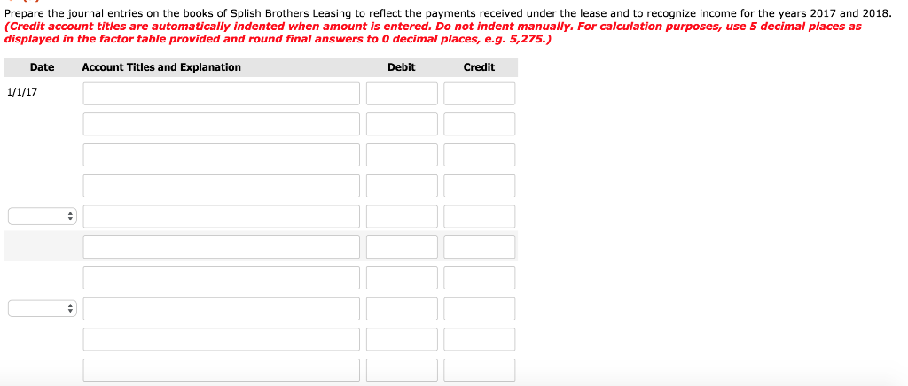 Solved Exercise 21A-6 a-b (Part Level Submission) Splish | Chegg.com