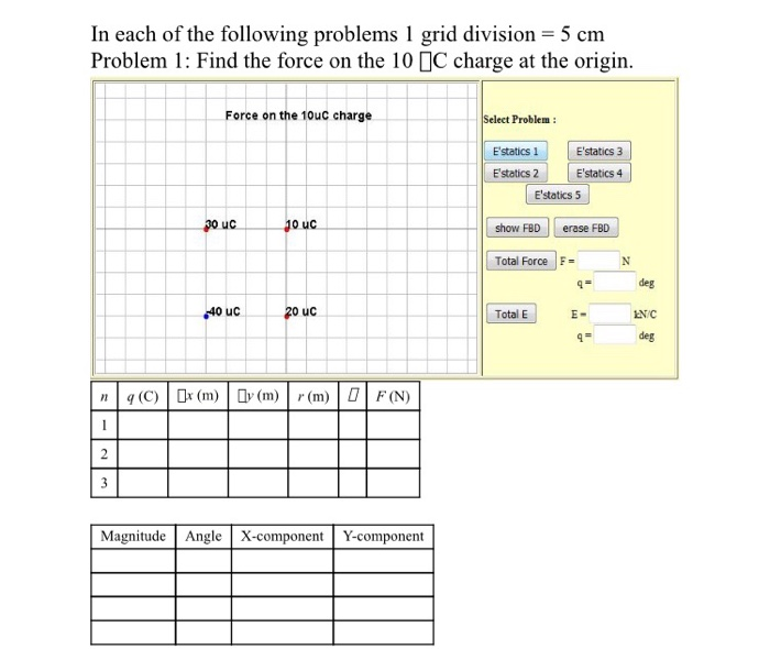 Solved In each of the following problems 1 grid division 5 | Chegg.com