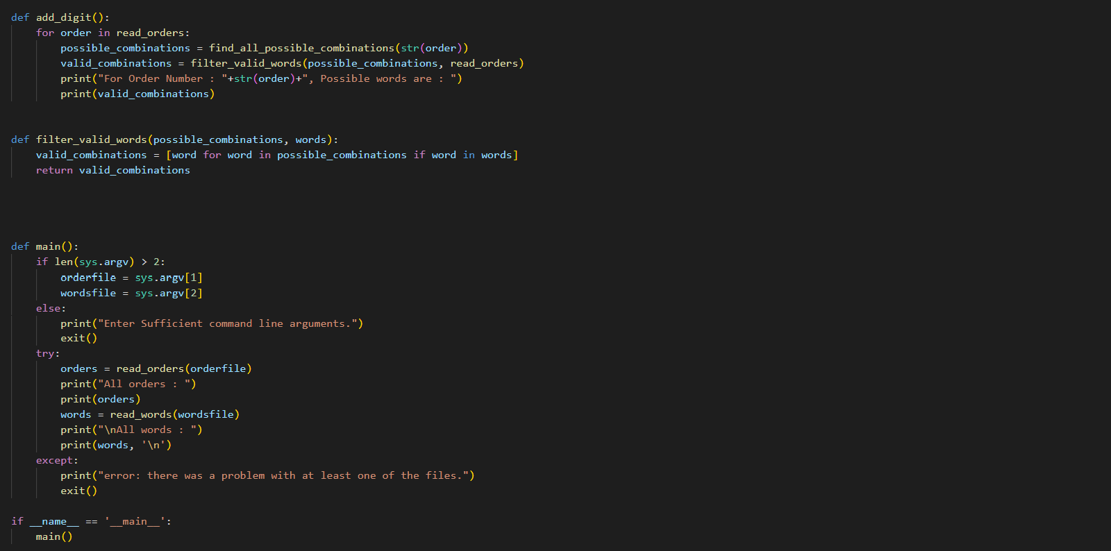 Solved Could you fix the code in python as the criteria | Chegg.com