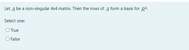 Solved Let \( ﻿A \) ﻿be a non-singular 4×4 ﻿matrix. Then the | Chegg.com