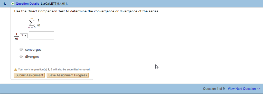 Solved Use the Direct Comparison Test to determine the | Chegg.com