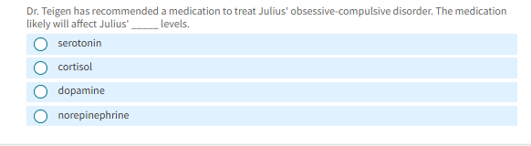 Solved Dr. ﻿Teigen has recommended a medication to treat | Chegg.com
