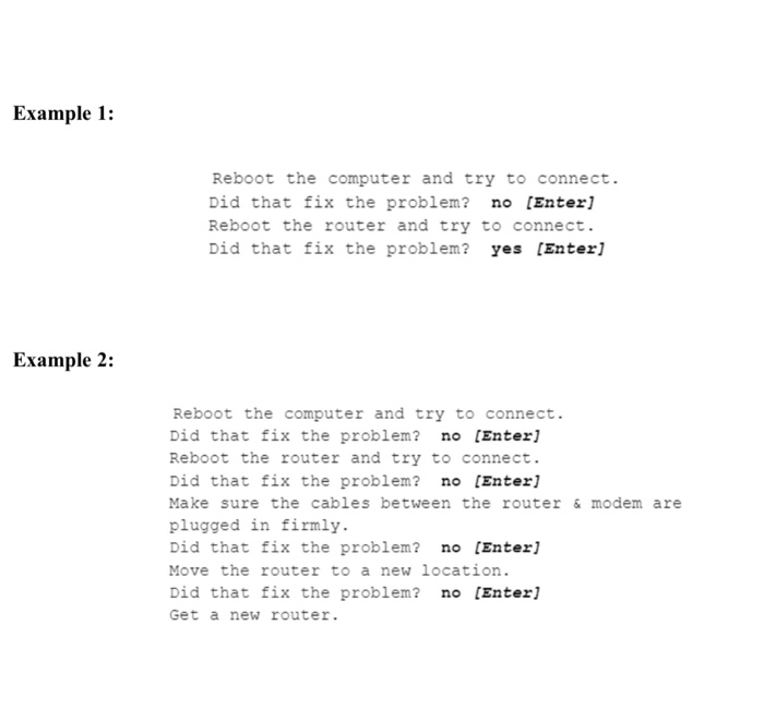 Solved 5 Write A Program To Troubleshoot A Bad Wi Fi 