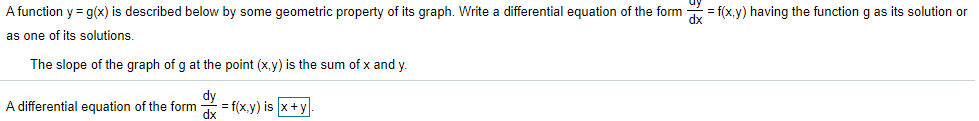 Solved A function y= g(x) is described below by some | Chegg.com