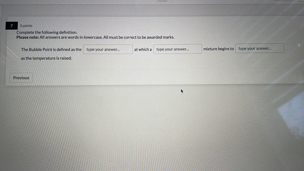 Solved 73 points Complete the following definition. Please | Chegg.com