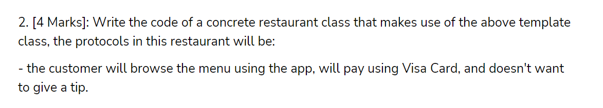 Solved hello can you solve this[4 ﻿Marks]: Write the code of | Chegg.com