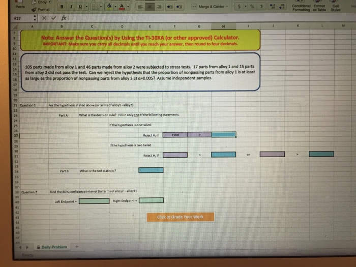 Solved Paste Format B I 転杉 .. Merge & Center. i s % ) 400 A | Chegg.com