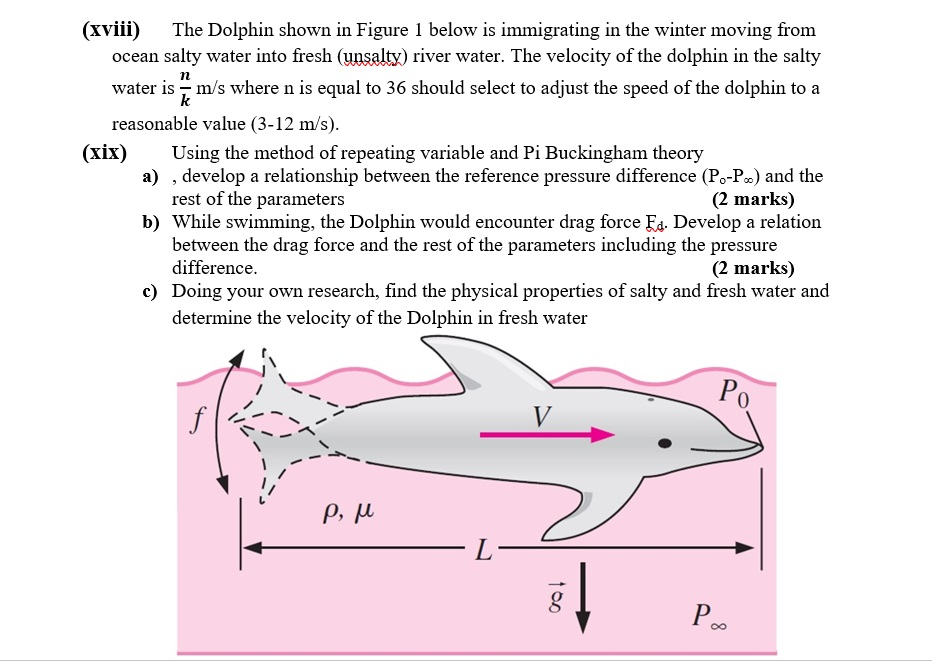 Solved (xviii) The Dolphin shown in Figure 1 below is | Chegg.com