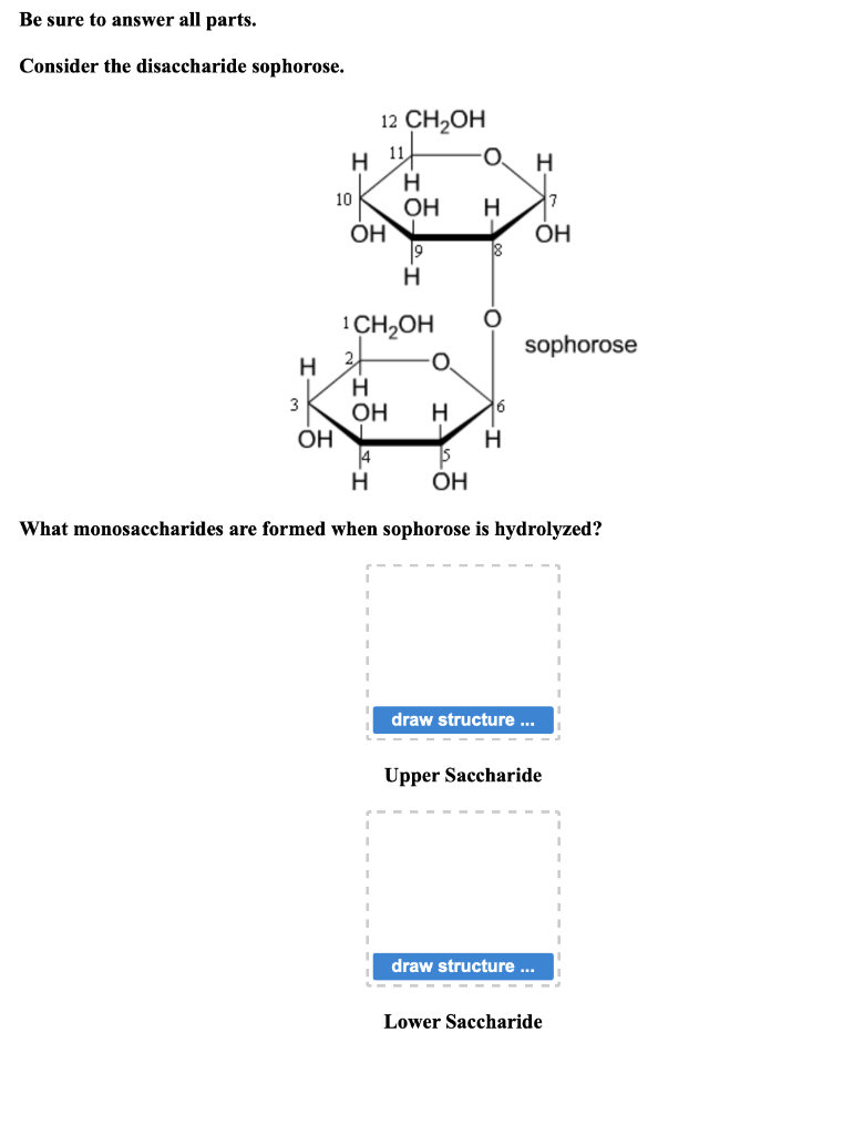 Solved Be sure to answer all parts. Consider the | Chegg.com