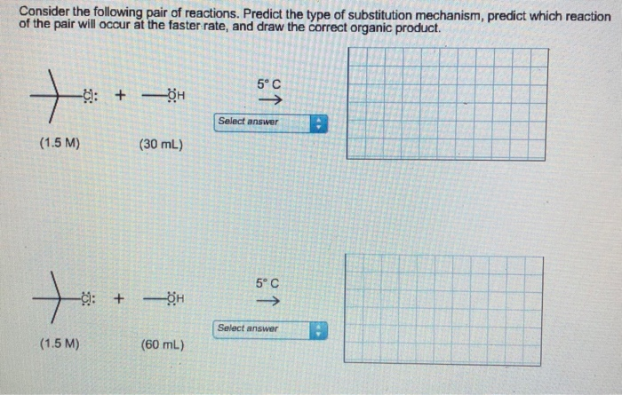 Solved Consider the following pair of reactions. Predict the | Chegg.com