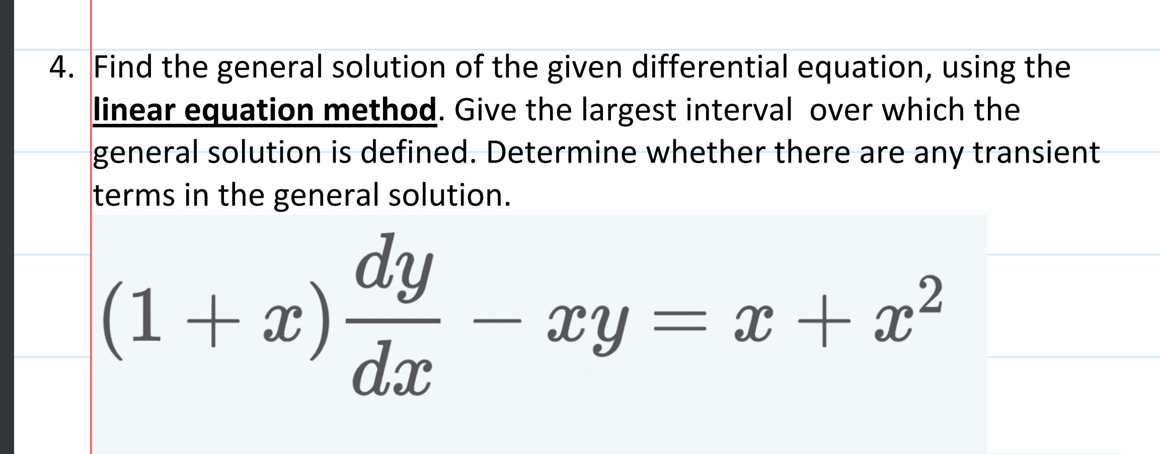 Solved Find the general solution of ﻿the given differential | Chegg.com