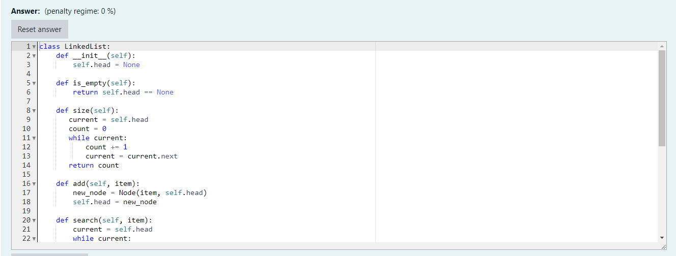 Solved The Node class and LinkedList class are defined as | Chegg.com