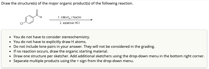 Solved Draw the structure(s) of the major organic product(s) | Chegg.com