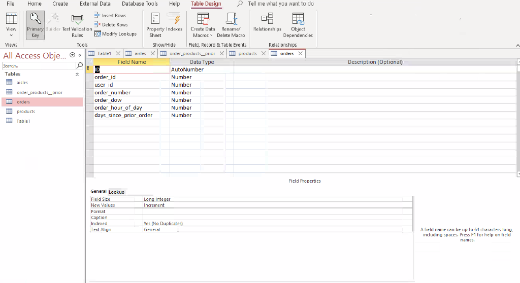 Solved For this table in Design view, how would you add | Chegg.com