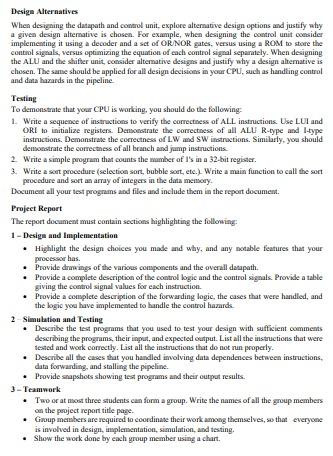 Objectives: Designing a Pipelined 32-bit RISC | Chegg.com